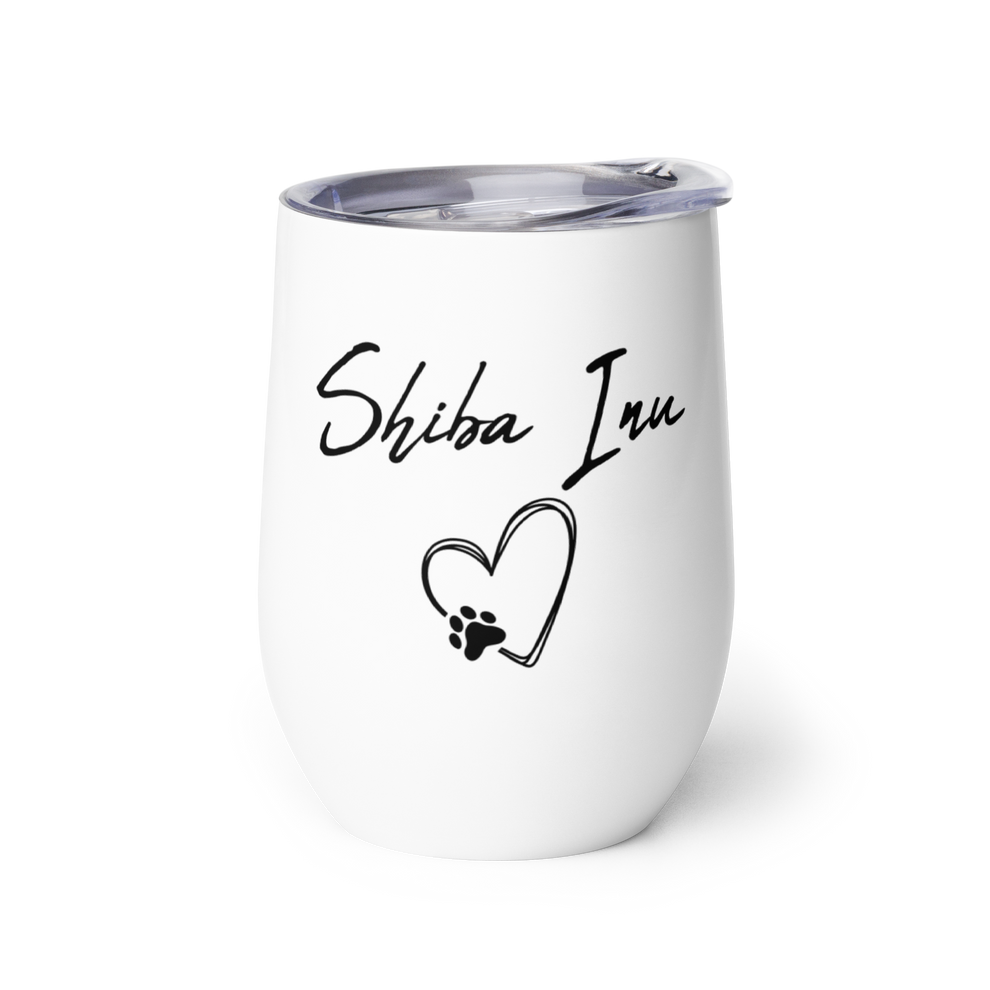 Shiba Inu Dab Wine Tumbler