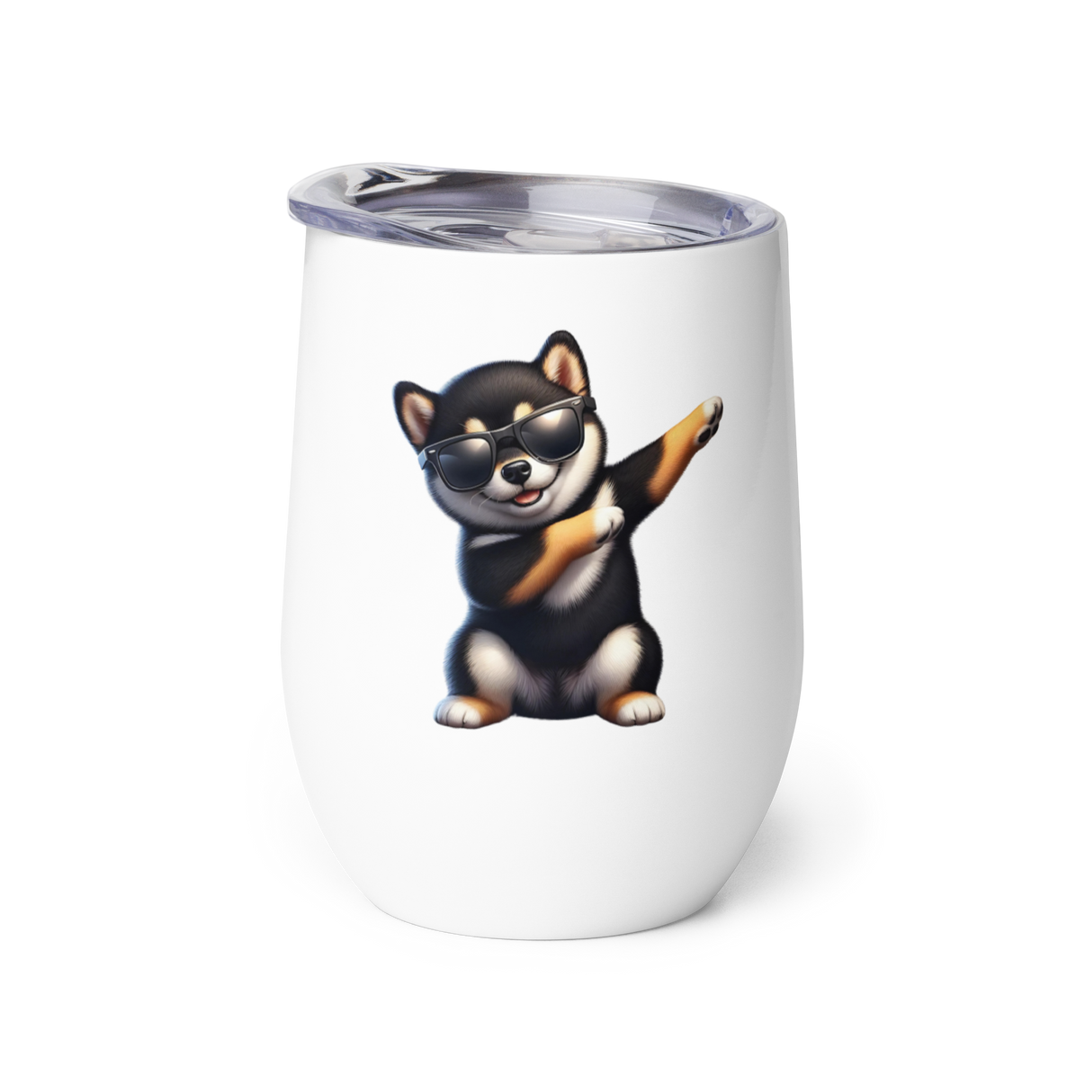 Shiba Inu Dab Wine Tumbler